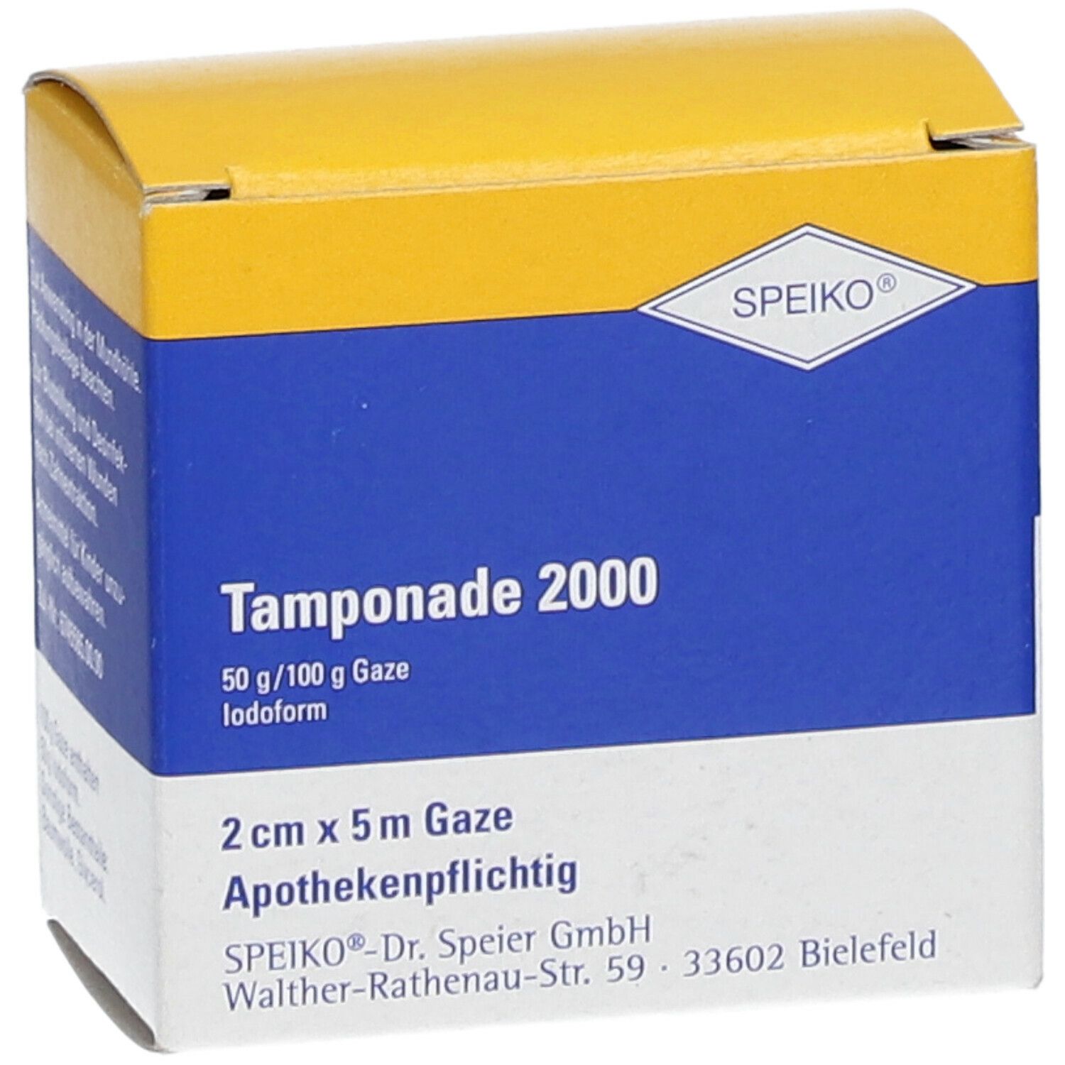 Tamponade 2000 2cmx5m getraenkt 1 St - Shop Apotheke