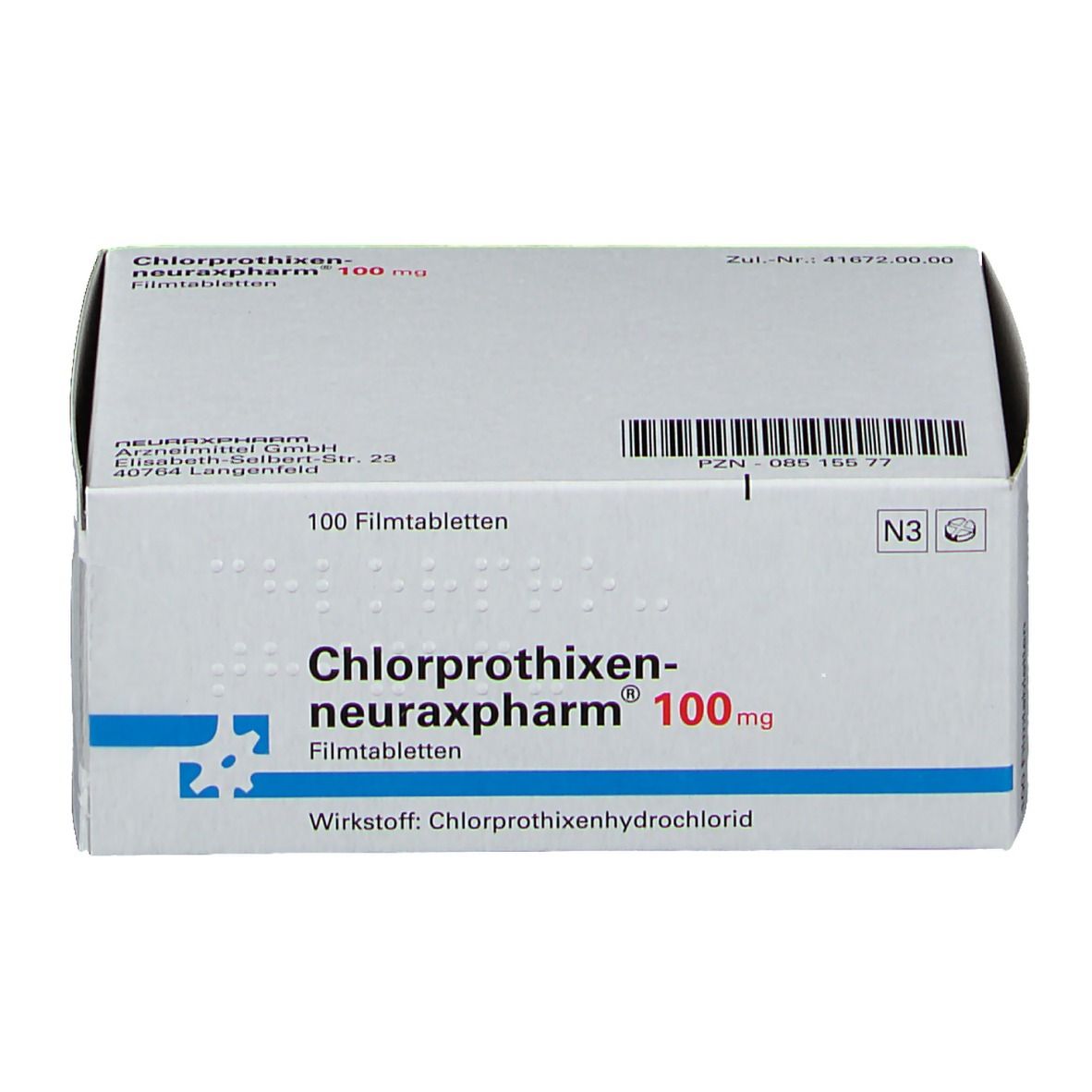 Chlorprothixen-neuraxpharm® 100 mg 100 St - shop-apotheke.com