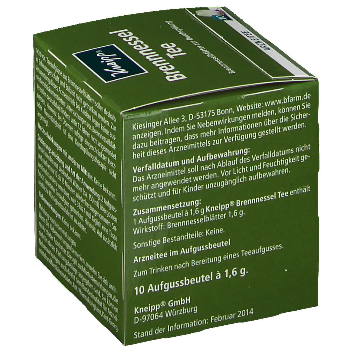 Kneipp® Brennessel Tee 10 St - Shop Apotheke