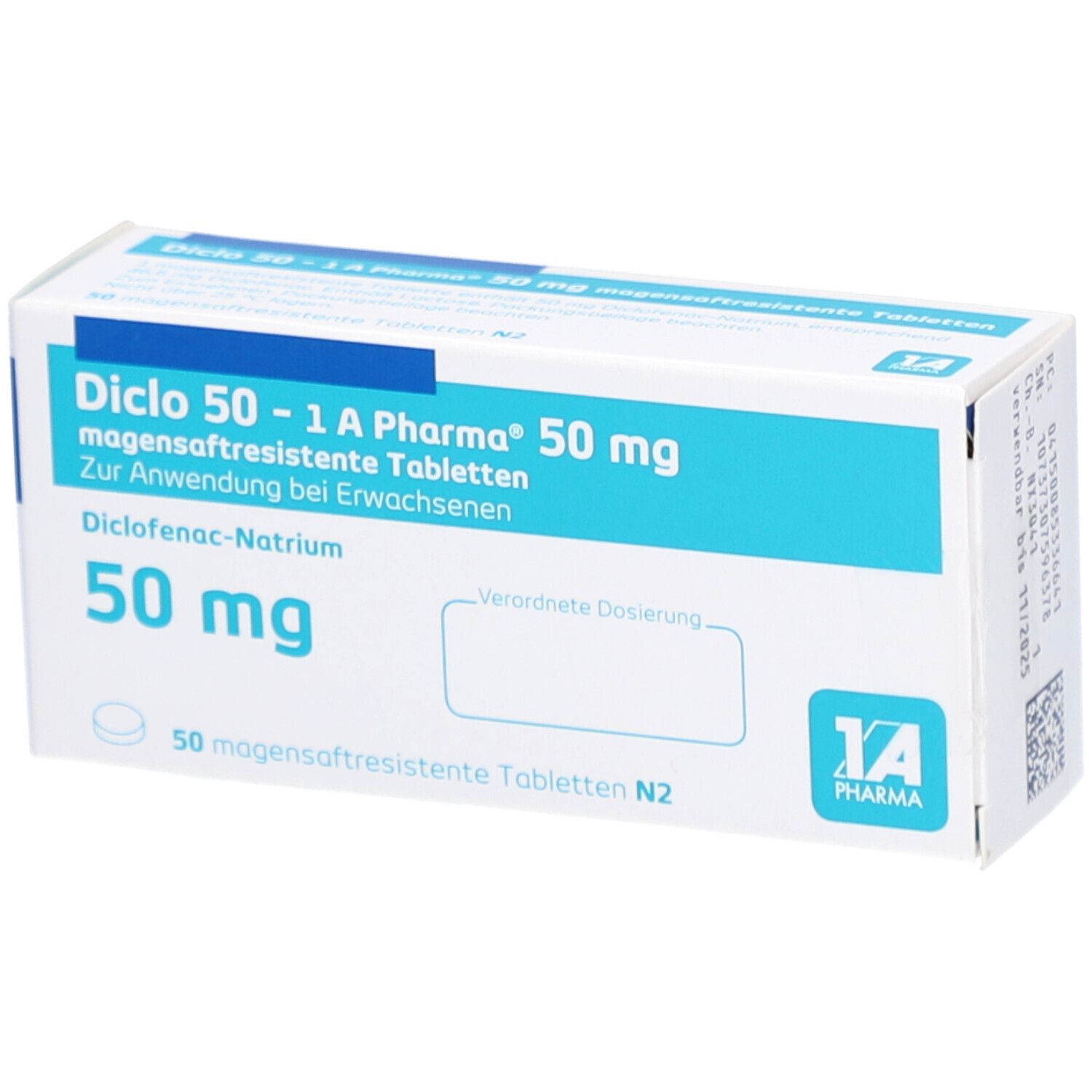 Diclo 50 1A Pharma® 50 St mit dem E-Rezept kaufen - Shop Apotheke