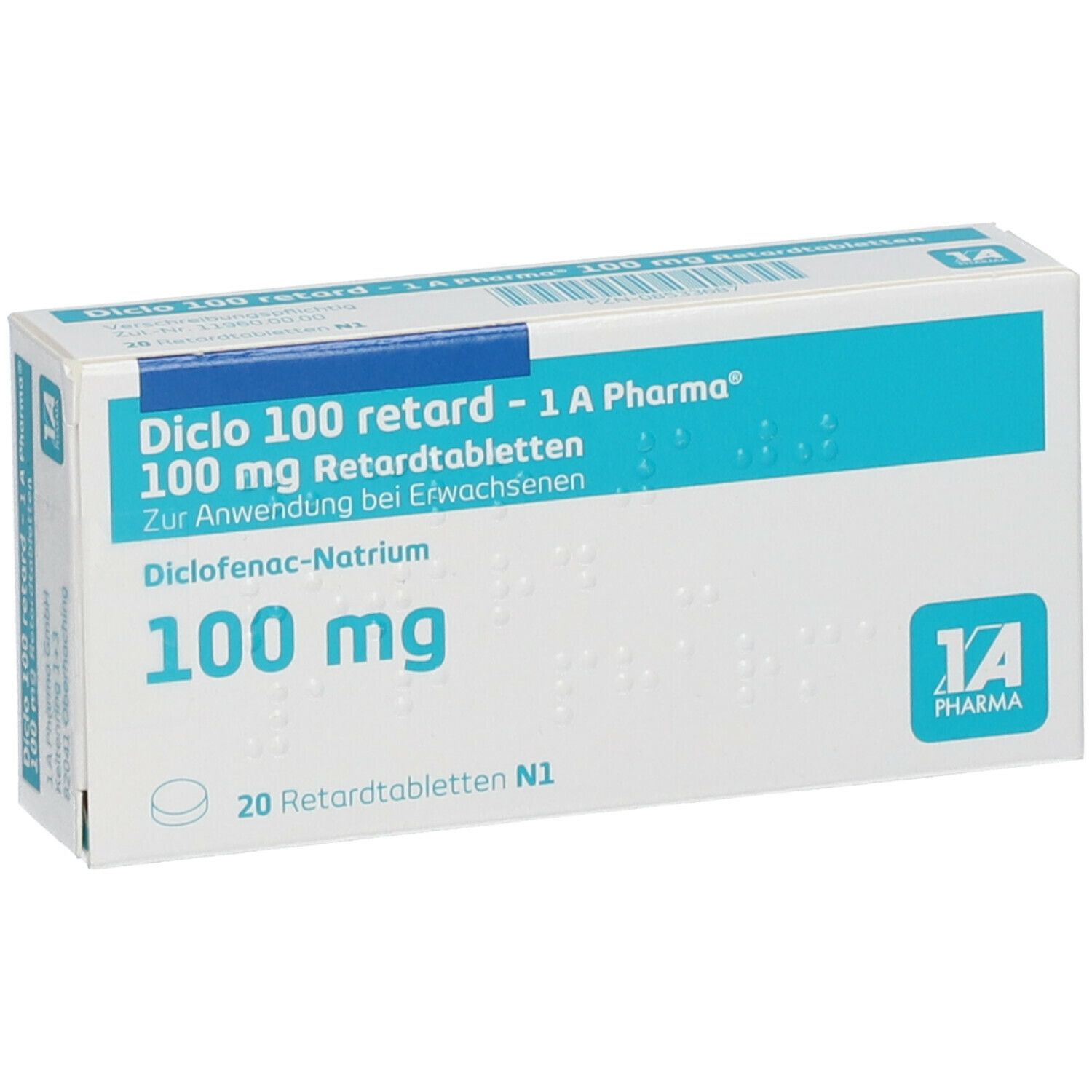Diclo 100 ard 1A Pharma® 20 St mit dem E-Rezept kaufen - Shop Apotheke