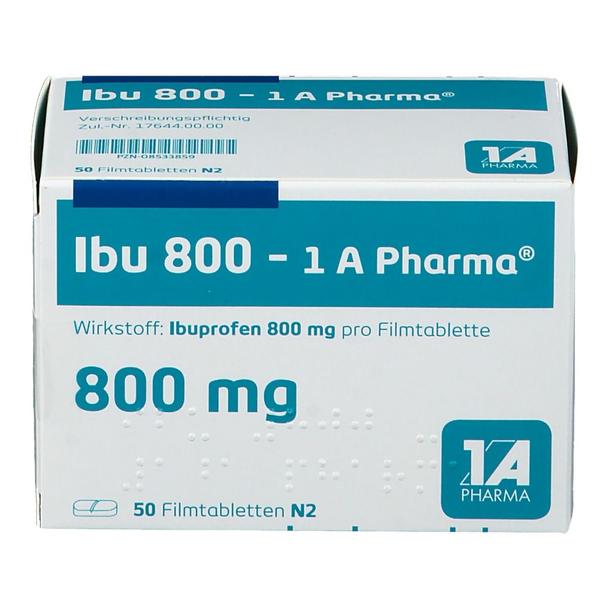 Ibu 800 1A Pharma® 50 St mit dem E-Rezept kaufen - Shop Apotheke