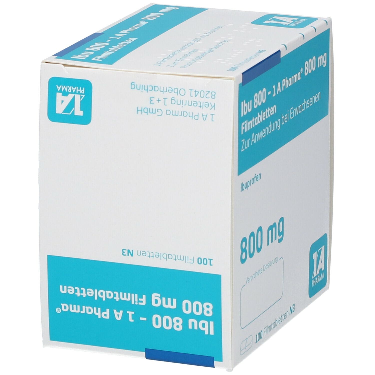 Ibu 800 1A Pharma® 100 St mit dem E-Rezept kaufen - Shop Apotheke