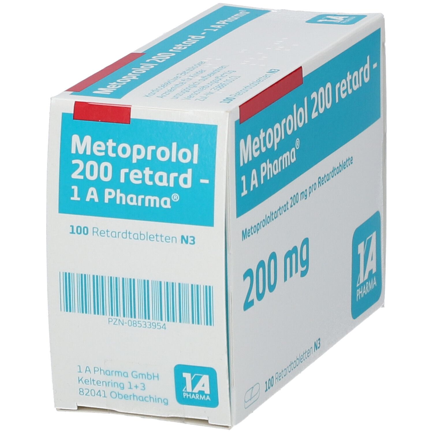 Metoprolol 200 1A Phar 100 St mit dem E-Rezept kaufen - Shop Apotheke