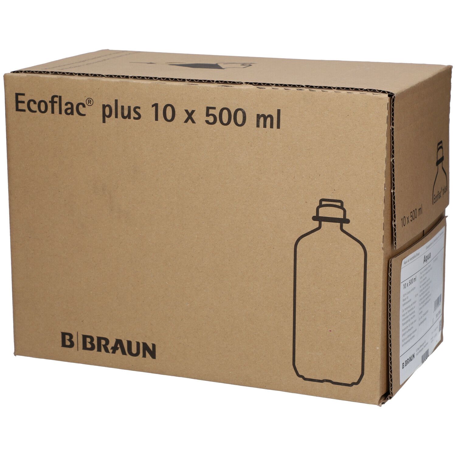 Aqua ad iniectabilia Braun Ecoflac® plus 10x500 ml - Shop Apotheke