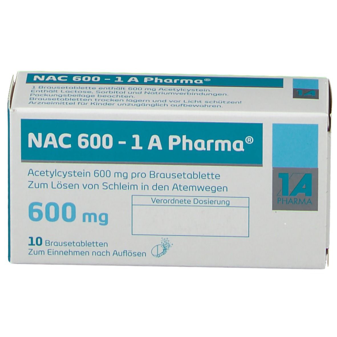 NAC 600 - 1 A Pharma® 10 St mit dem E-Rezept kaufen - Shop Apotheke
