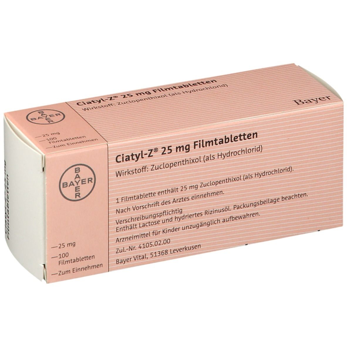 Ciatyl-Z® 25 mg 100 St mit dem E-Rezept kaufen - Shop Apotheke