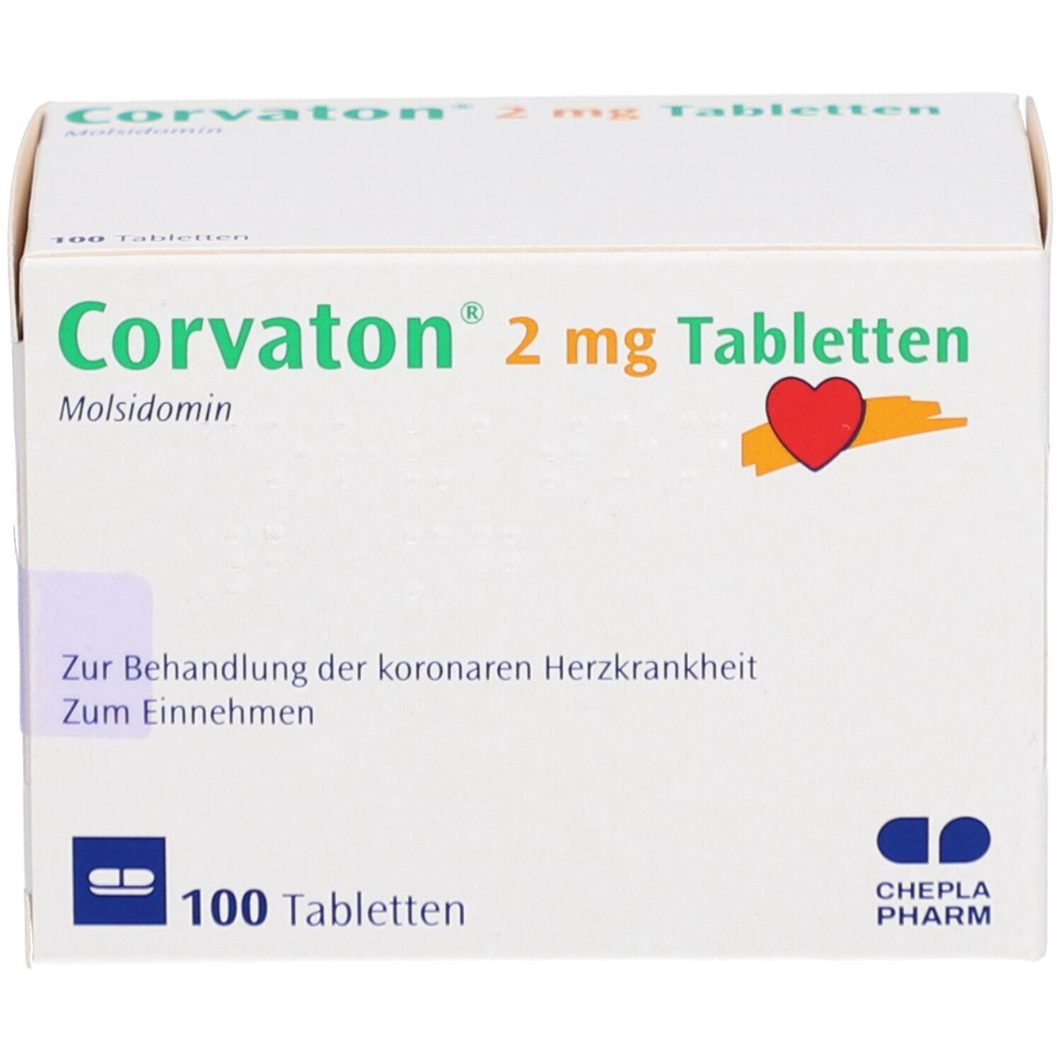 Corvaton® 2 mg 100 St mit dem E-Rezept kaufen - Shop Apotheke