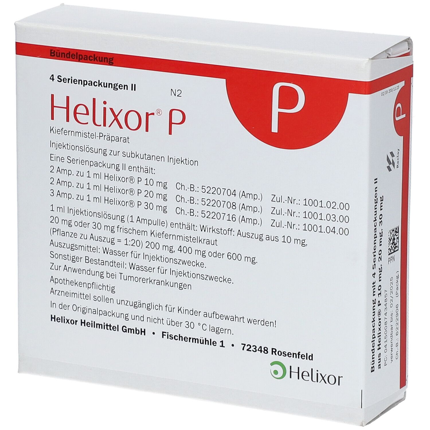 Helixor® P Serienpackung II 4x7 St - shop-apotheke.com