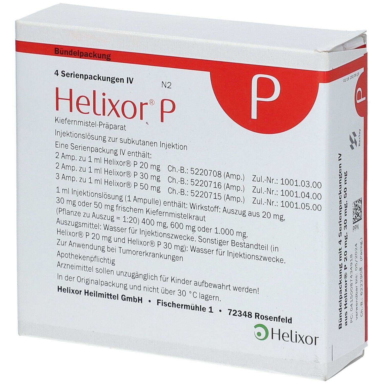 Helixor® P Serienpackung IV 4x7 St - shop-apotheke.com