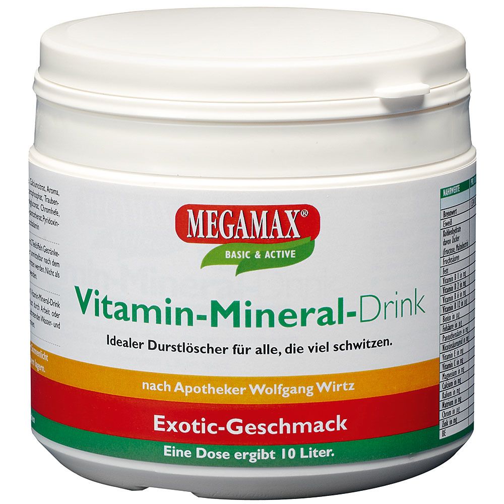 MEGAMAX Vitamin-Mineral-Drink Exotic 35 g - shop-apotheke.at