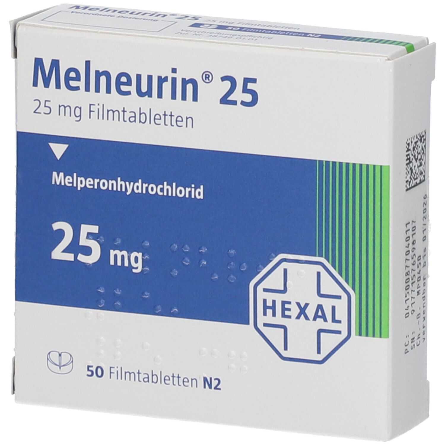 Melneurin® 25 mg 50 St mit dem E-Rezept kaufen - Shop Apotheke