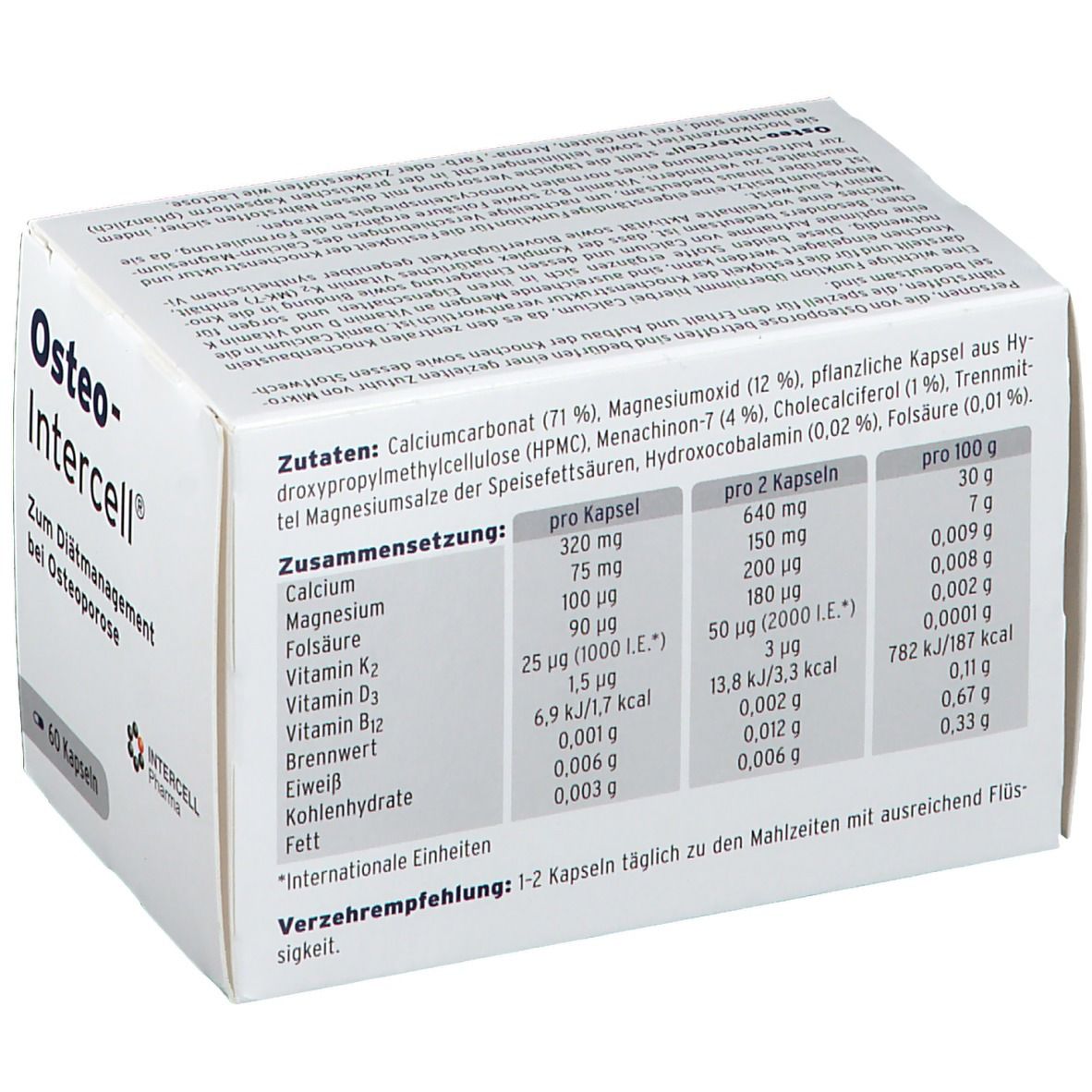 Osteo-Intercell 60 St - Shop Apotheke