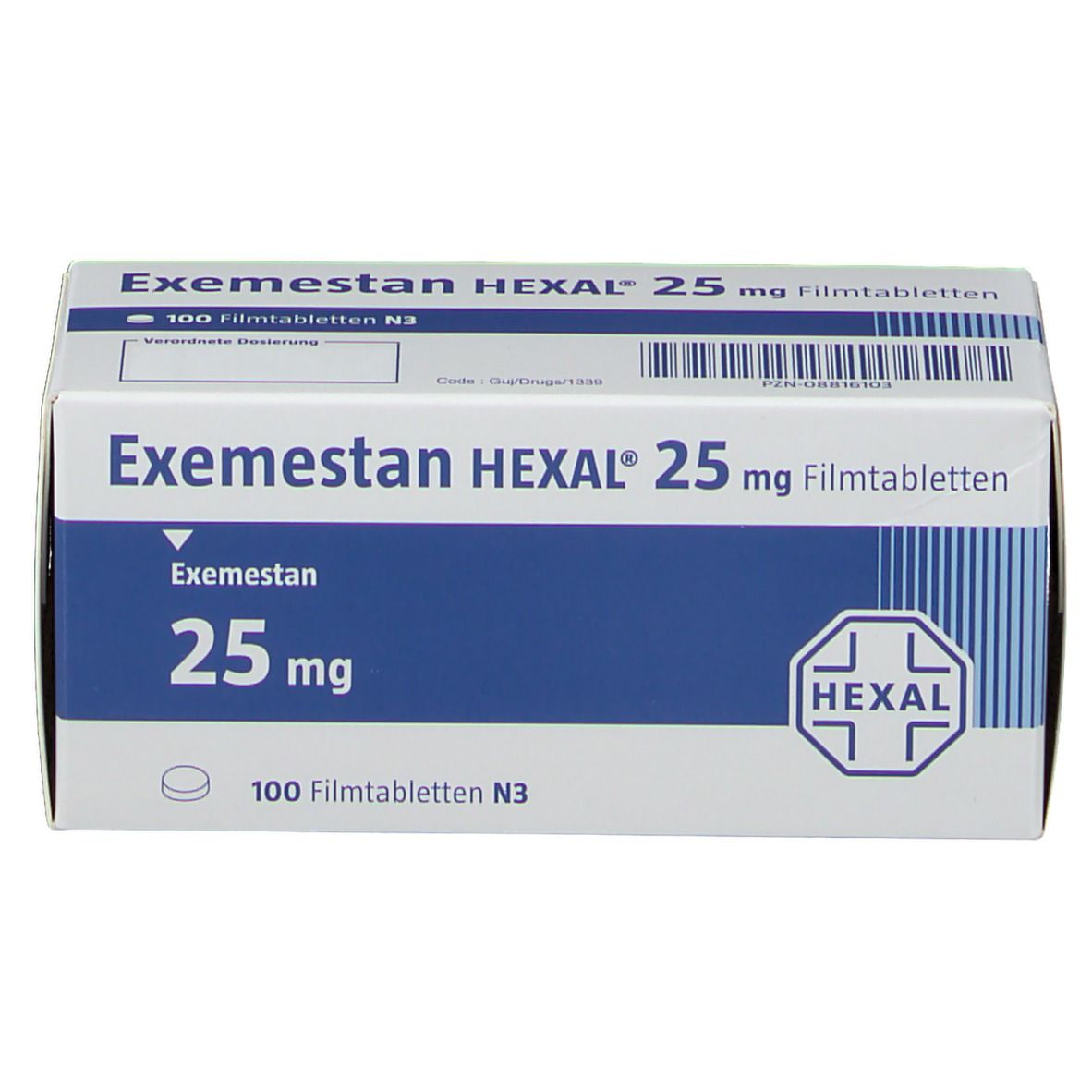 Exemestan HEXAL® 25 mg 100 St mit dem E-Rezept kaufen - Shop Apotheke