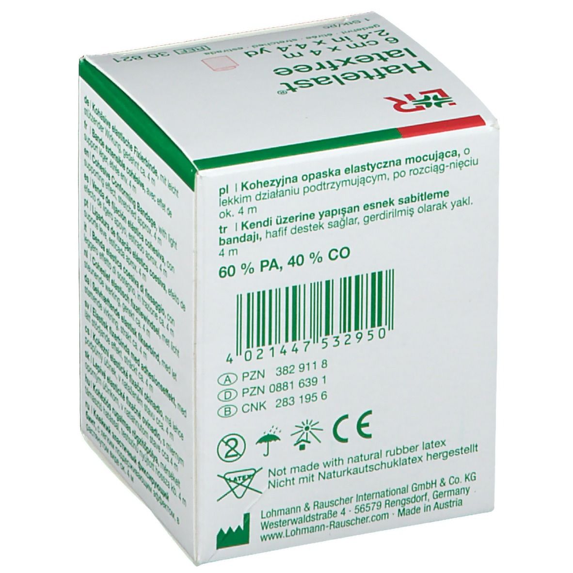 Haftelast® Fixierbinde 6 cm x 4 m creme 1 St - shop-apotheke.at