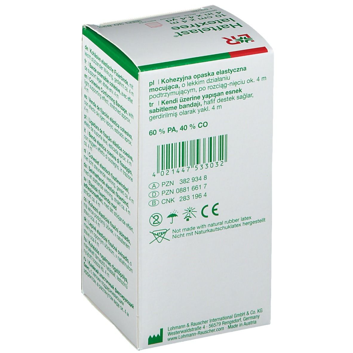 Haftelast® Fixierbinde 10 cm x 4 m creme 1 St - Shop Apotheke