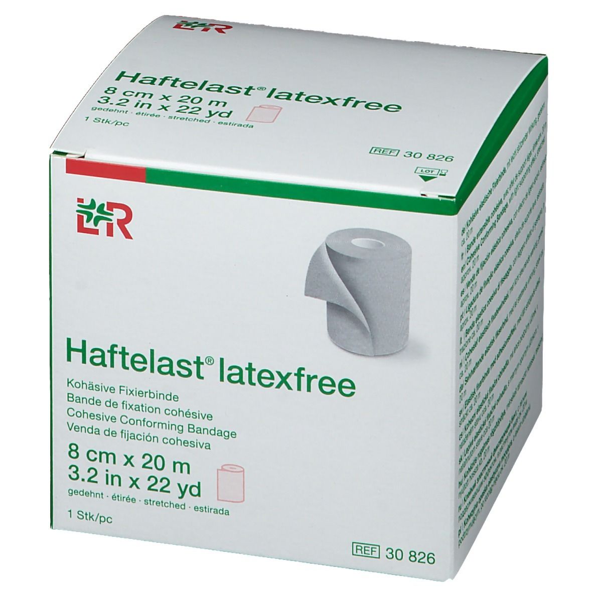 Haftelast® Fixierbinde 8 cm x 20 m creme 1 St - Shop Apotheke