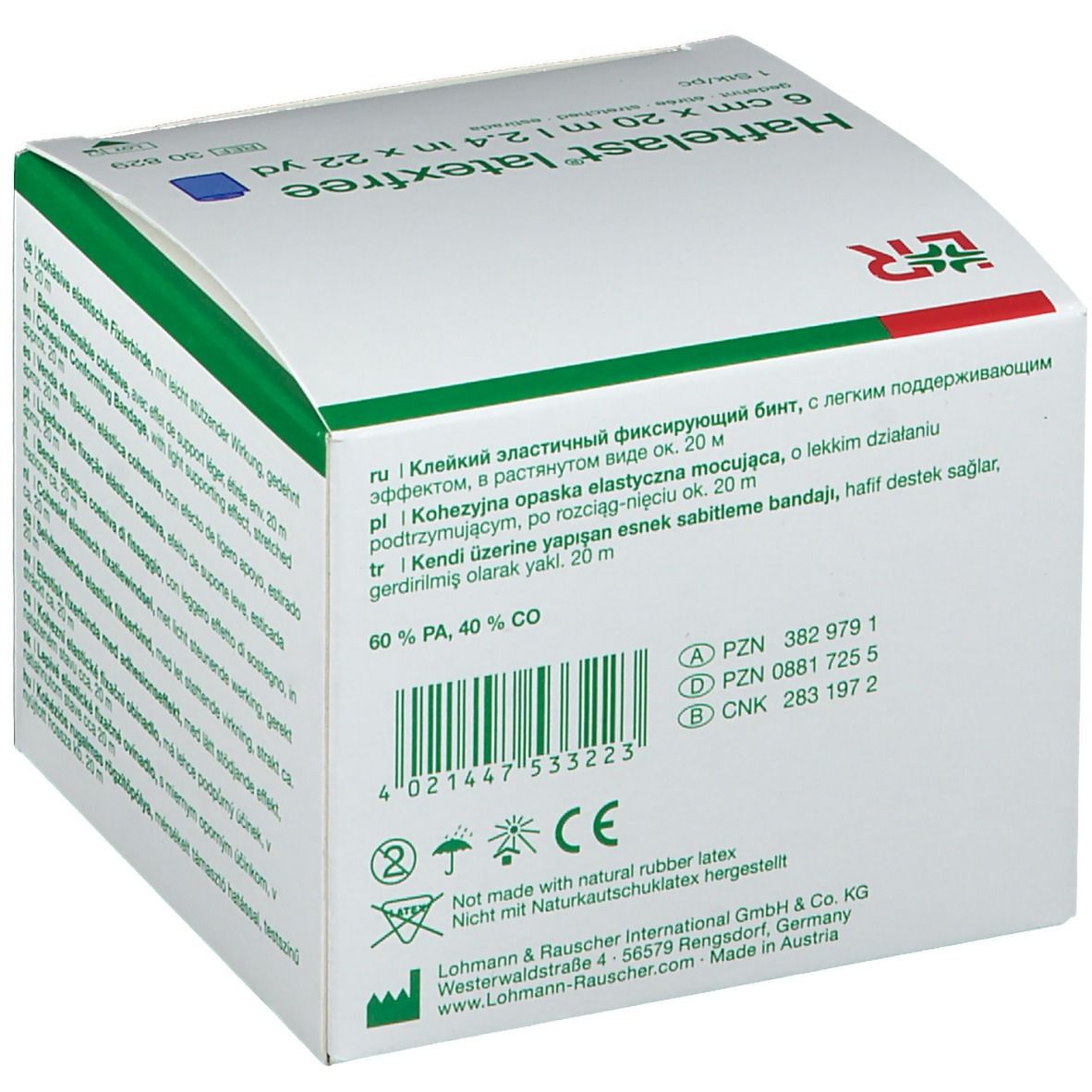 Haftelast® Fixierbinde 6 cm x 20 m blau 1 St - Shop Apotheke