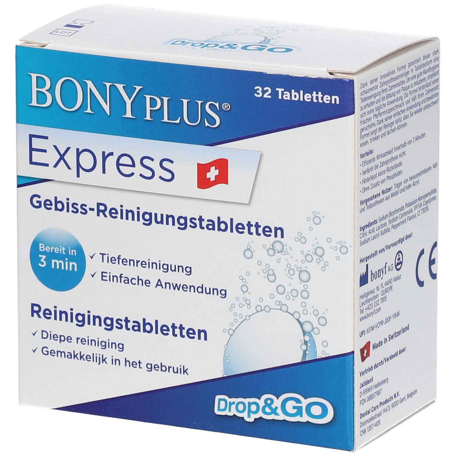 BONYplus® Reinigungsbrausetabletten 32 St - Shop Apotheke