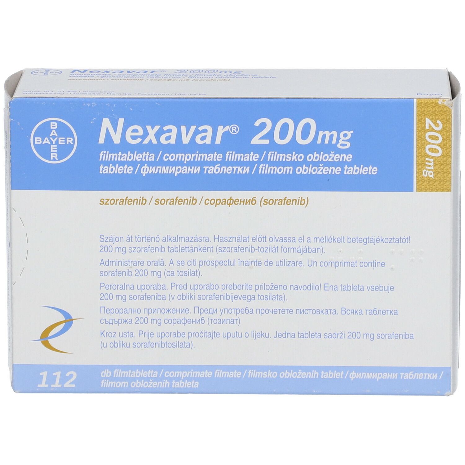 Nexavar 200 mg 112 St mit dem E-Rezept kaufen - SHOP APOTHEKE