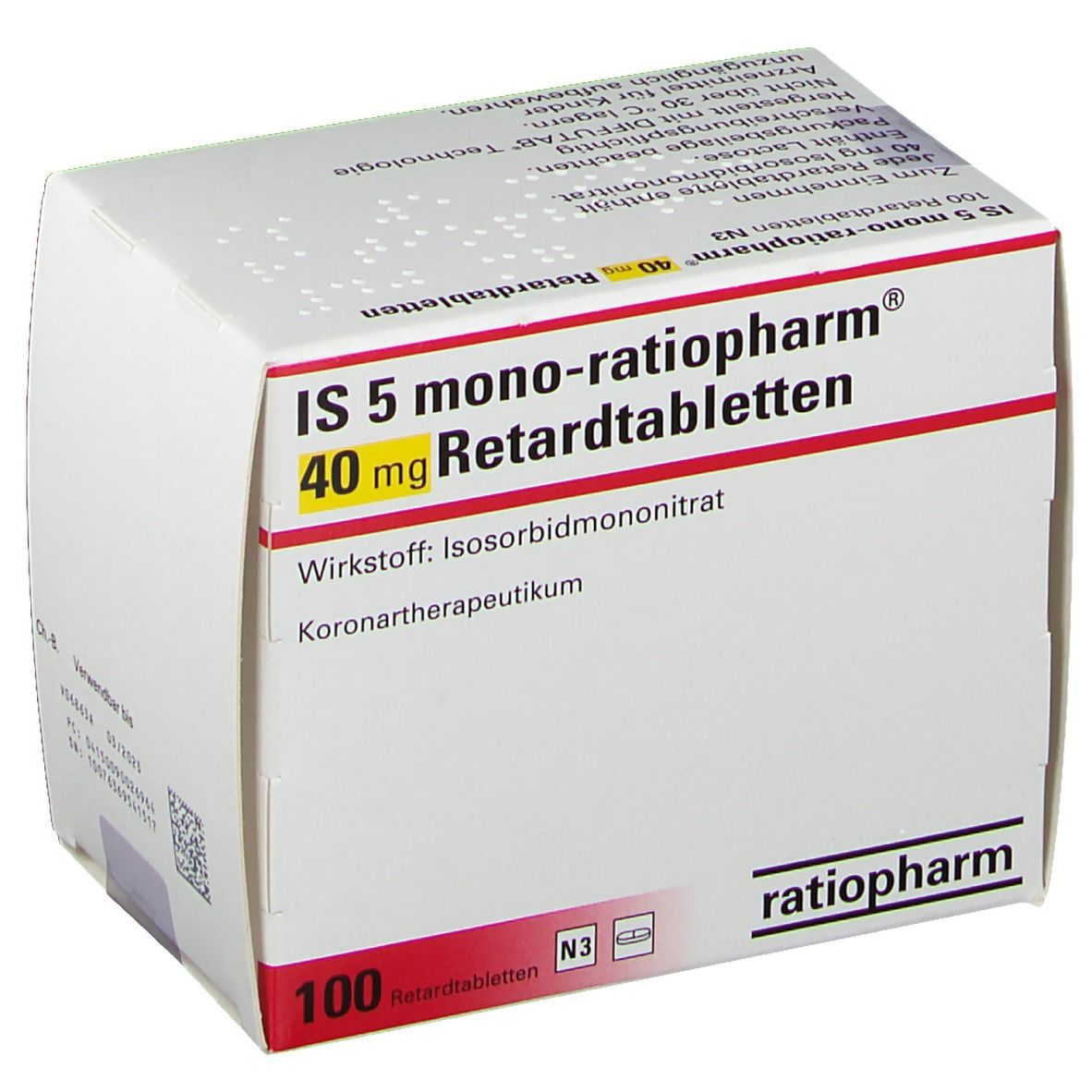 IS 5 mono-ratiopharm® 40 mg 100 St - shop-apotheke.com