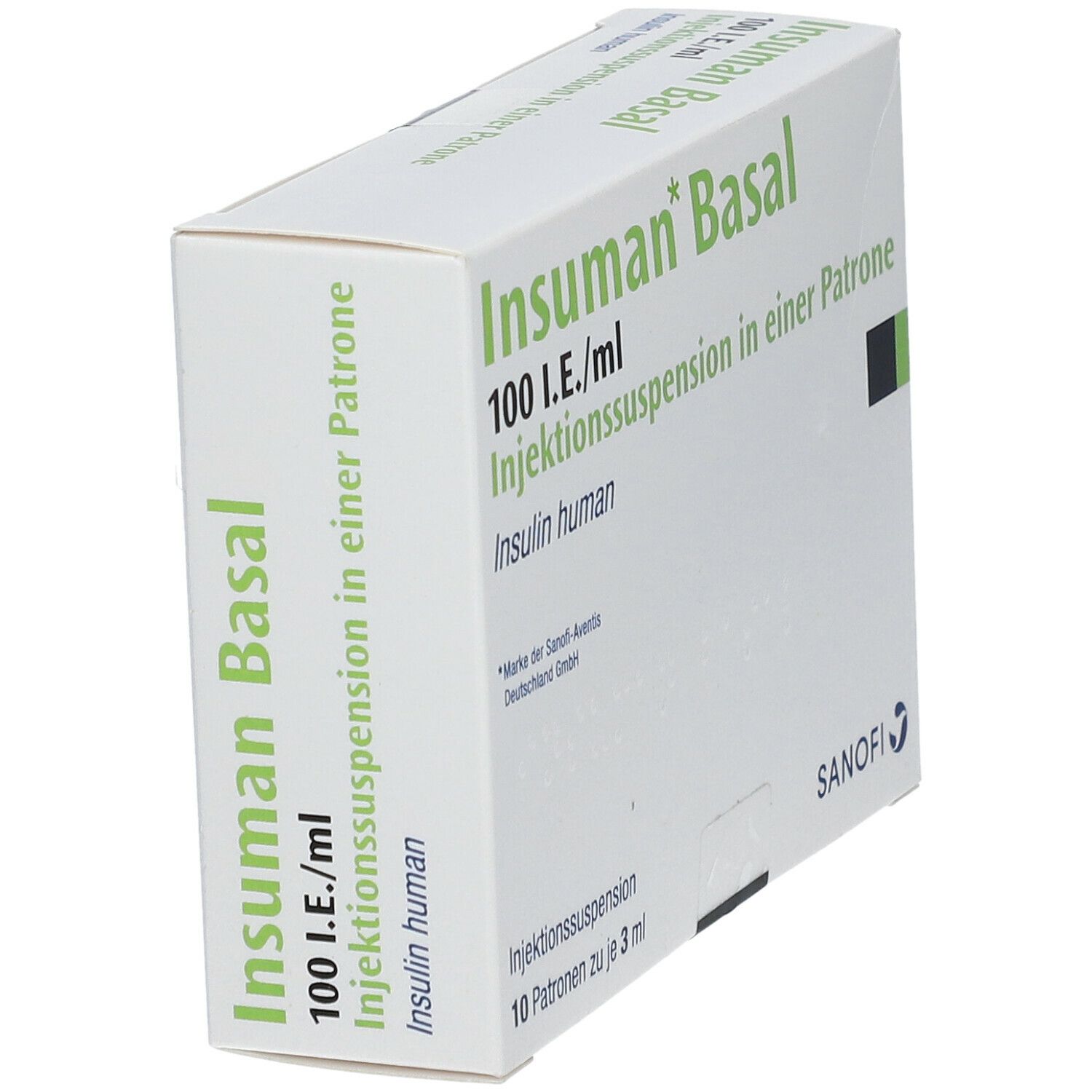 Insuman Basal 100 I.E./ml 10x3 ml mit dem E-Rezept kaufen - Shop Apotheke