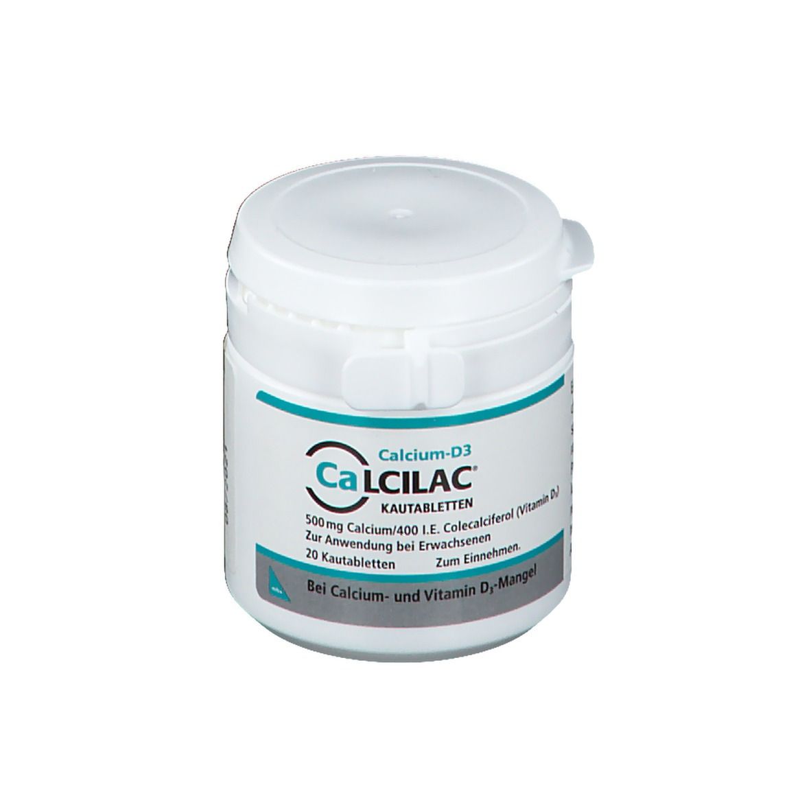 Calcilac® Kautabletten 500 mg/400 I.E. 20 St - shop-apotheke.com