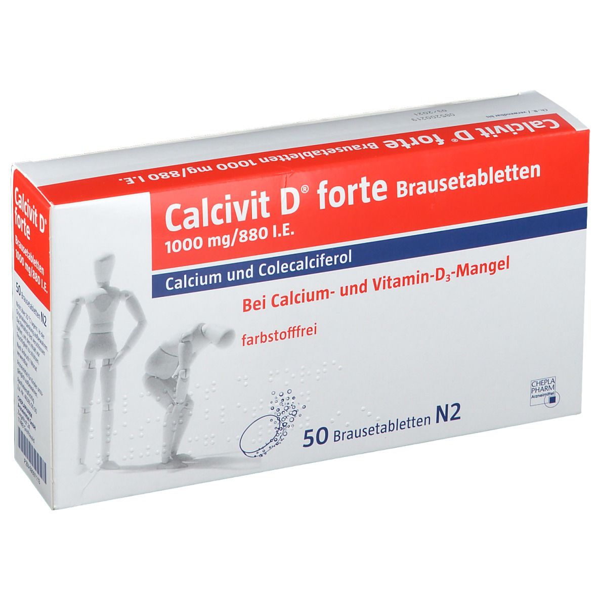 Calcivit D® forte Brausetabletten, 1000 mg/880 I.E. 50 St - Shop Apotheke
