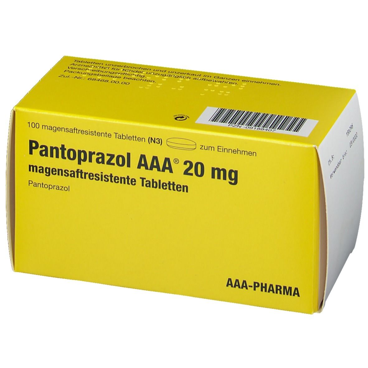 Pantoprazol AAA® 20 mg 100 St mit dem E-Rezept kaufen - Shop Apotheke