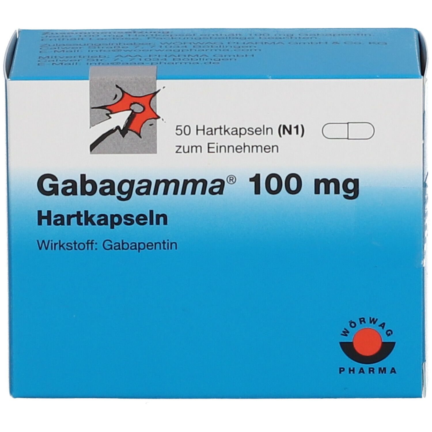 Gabagamma® 100 mg 50 St - shop-apotheke.com