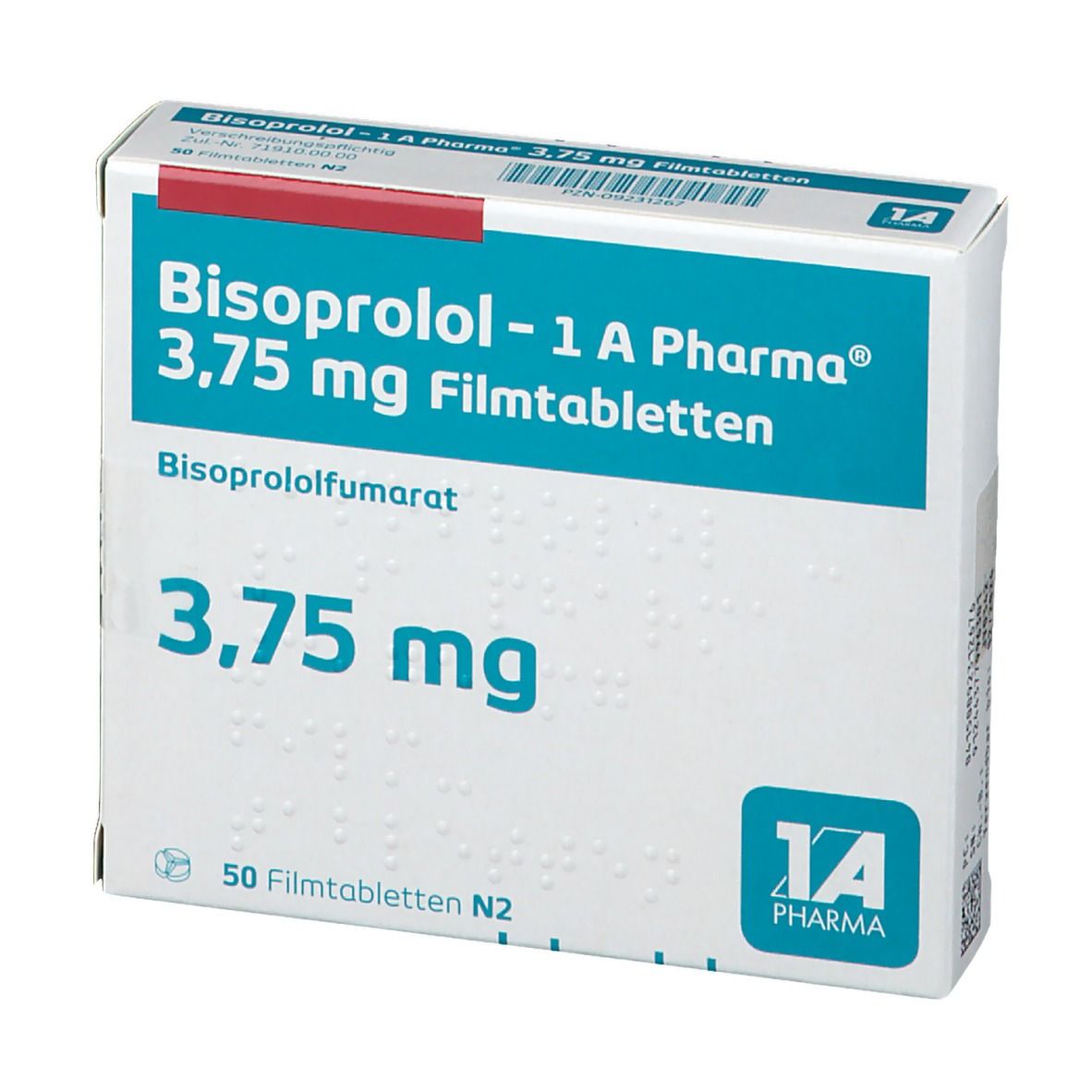 Bisoprolol 1A Pharm 3 75Mg 50 St Mit Dem E Rezept Kaufen Shop Apotheke Bisoprolol 1A Pharm 3 75Mg 50 St Mit Dem E Rezept Kaufen Shop Apotheke
