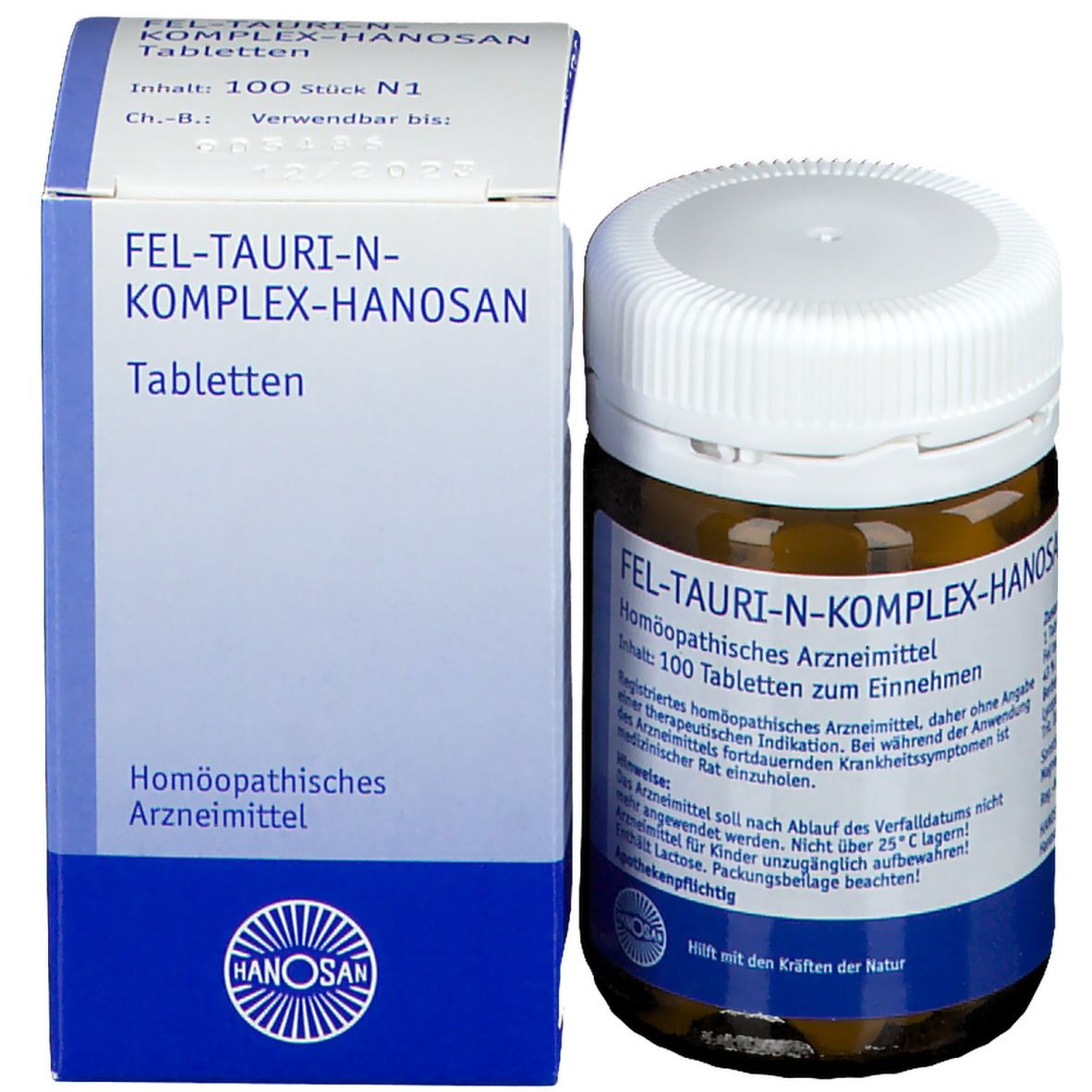 Fel-Tauri-N-Komplex-Hanosan 100 St - shop-apotheke.com