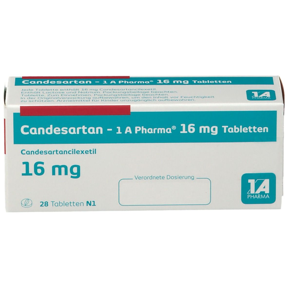 Candesartan - 1 A Pharma® 16 mg 28 St - shop-apotheke.com