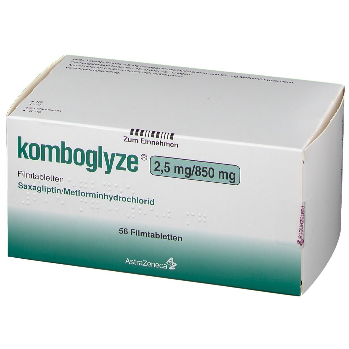 Komboglyze® 2,5 mg/850 mg 56 St mit dem E-Rezept kaufen - Shop Apotheke