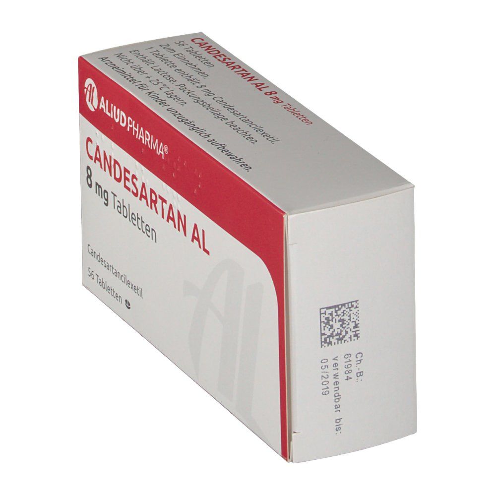 Candesartan AL 8 mg 56 St mit dem E-Rezept kaufen - Shop Apotheke