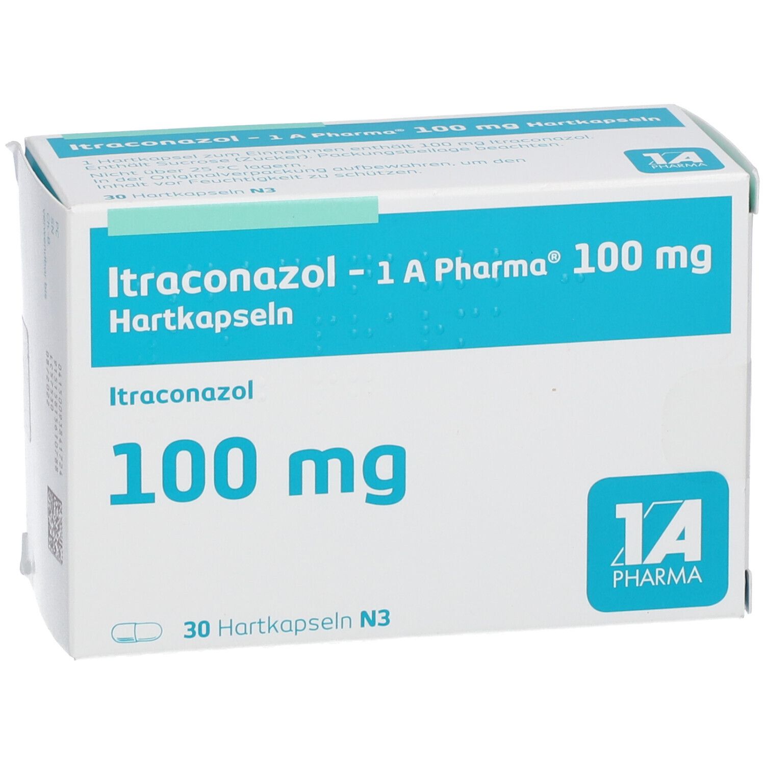 Itraconazol 1A Pharm 100Mg 30 St mit dem E-Rezept kaufen - Shop Apotheke
