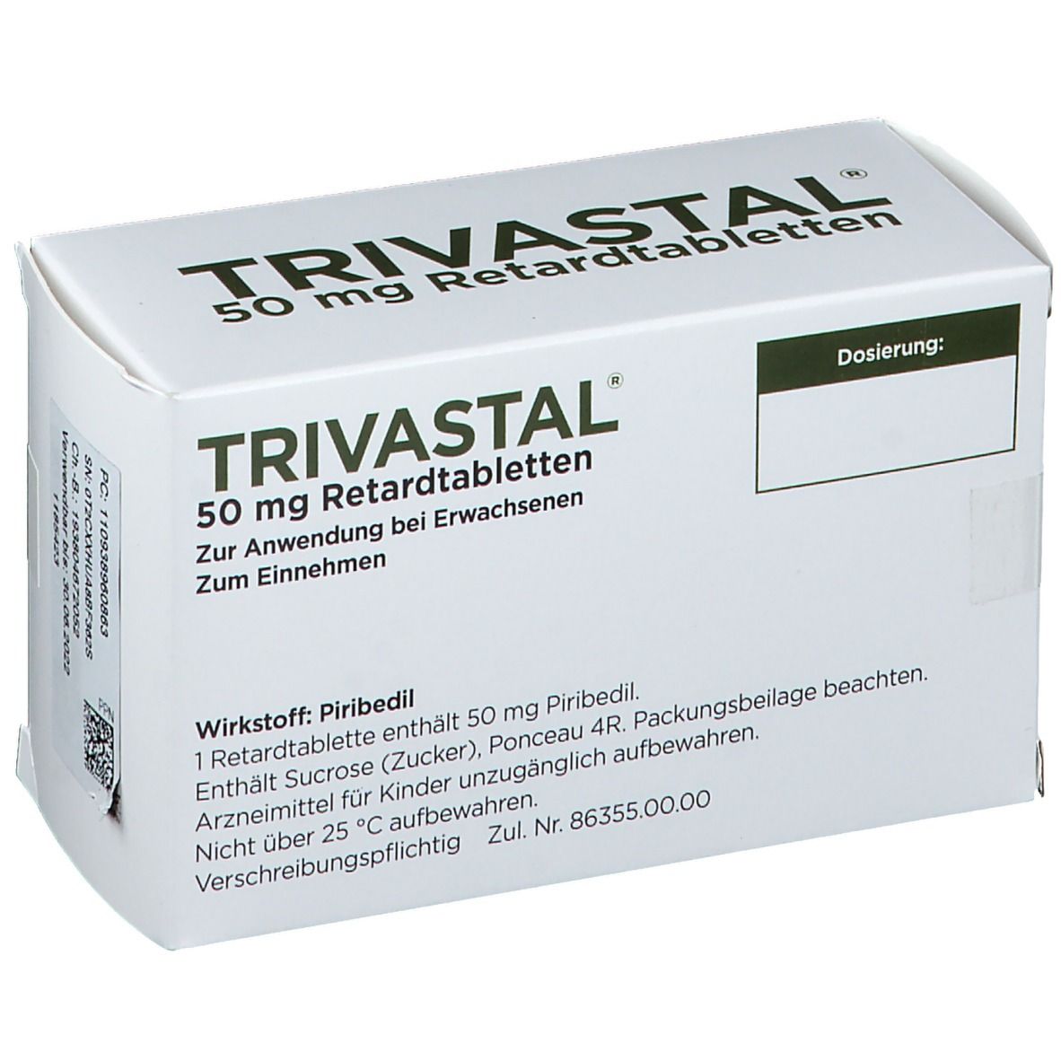 Trivastal 50 mg Retard 200 St mit dem E-Rezept kaufen - Shop Apotheke
