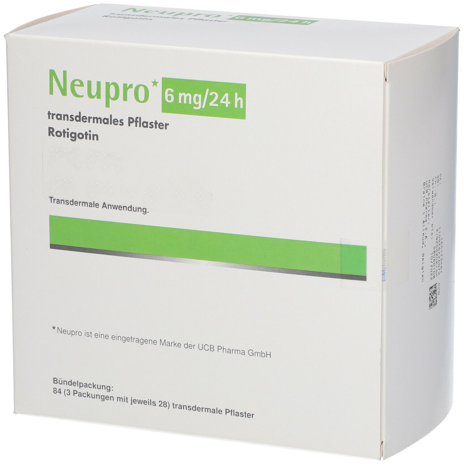 Neupro 6 mg/24h 84 St mit dem E-Rezept kaufen - Shop Apotheke