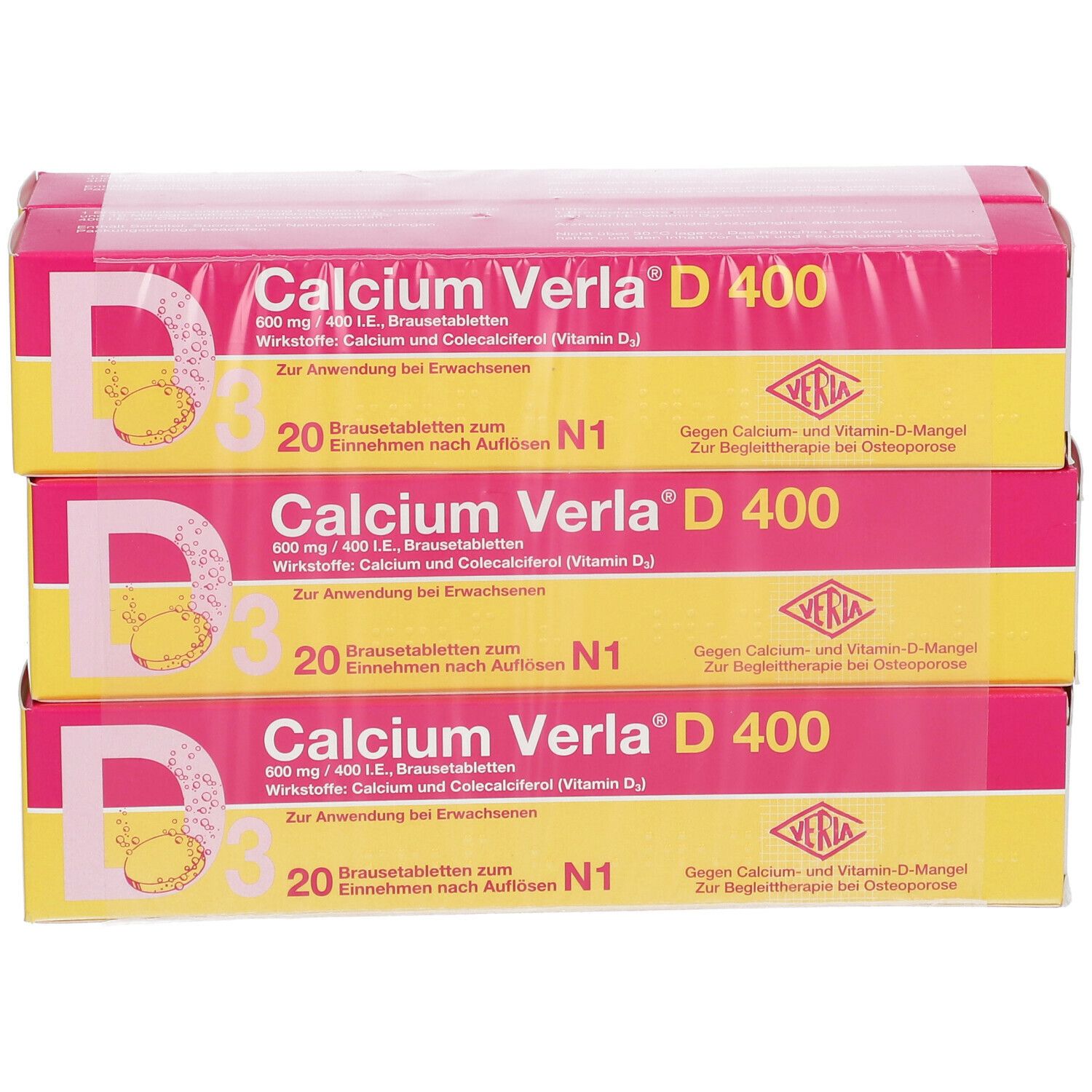 Calcium Verla® D 400 Brausetabletten 120 St - Shop Apotheke
