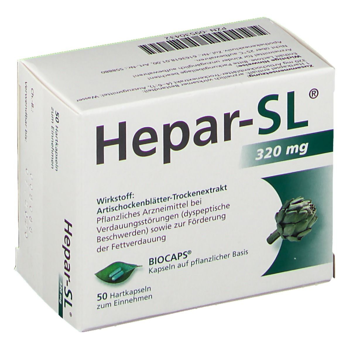 Hepar-SL® 320 mg 50 St - shop-apotheke.com