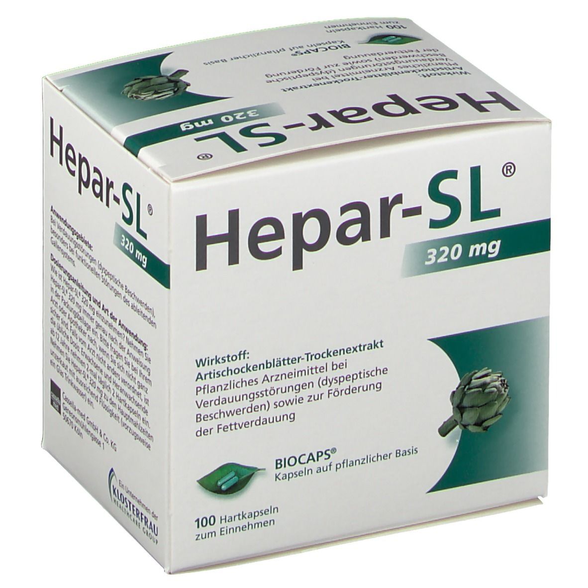 Hepar-SL® 320 mg 100 St - shop-apotheke.com