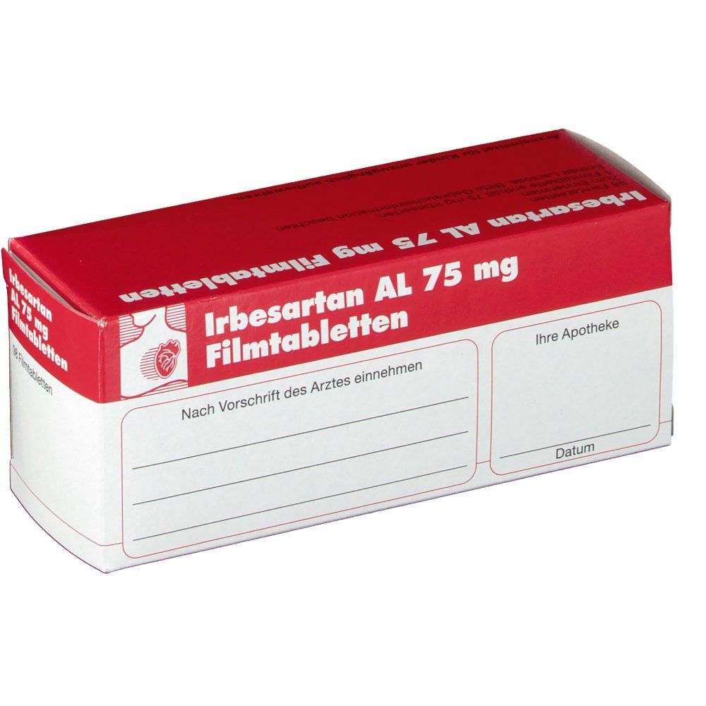 Irbesartan AL 75 mg 98 St mit dem E-Rezept kaufen - Shop Apotheke