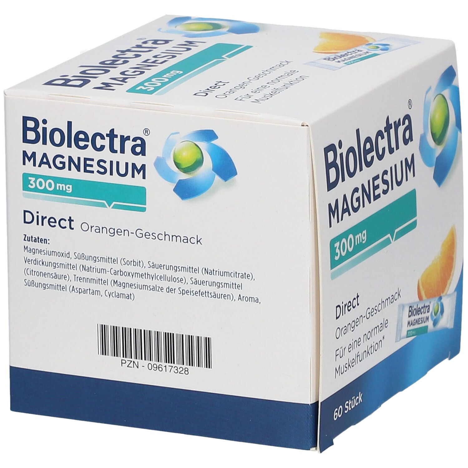 Biolectra® Magnesium 300 mg Direct Orangengeschmack 60 St - shop ...