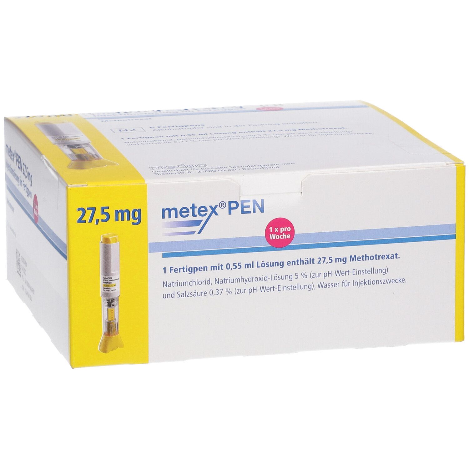 metex® 27,5 mg (50 mg/ml) 6 St mit dem E-Rezept kaufen - Shop Apotheke