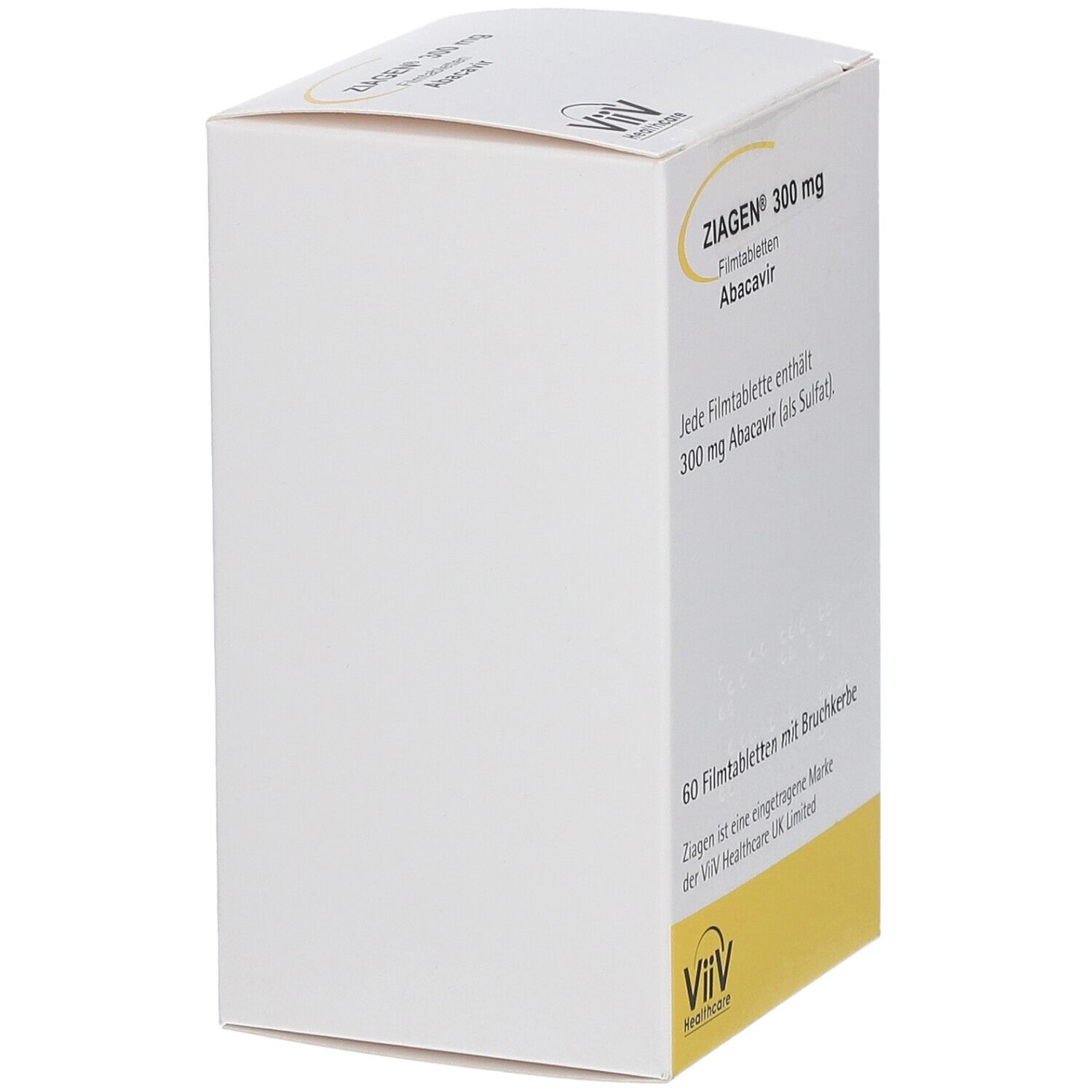 Ziagen 300 mg 60 St mit dem E-Rezept kaufen - Shop Apotheke