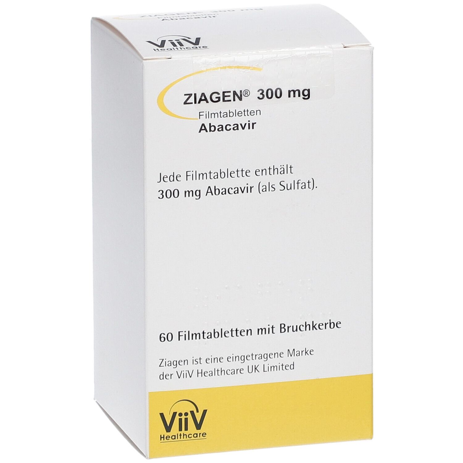 Ziagen 300 mg 60 St mit dem E-Rezept kaufen - Shop Apotheke