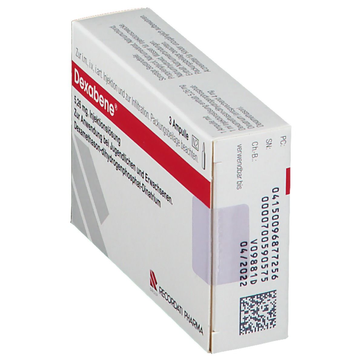 Dexabene® 5,26 mg 3 St mit dem E-Rezept kaufen - Shop Apotheke