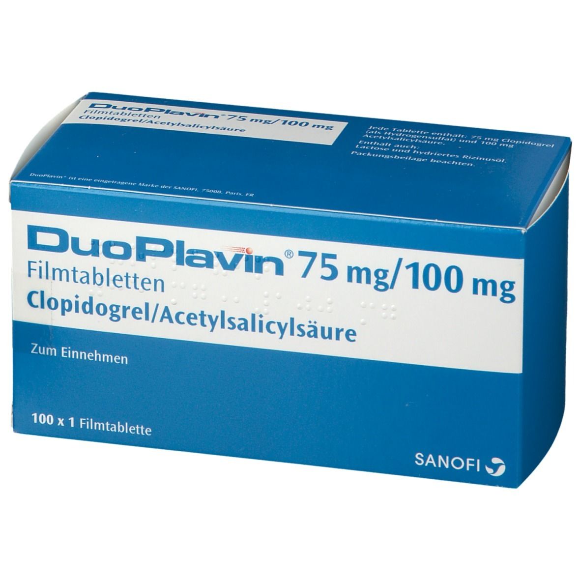 Duoplavin 75 mg/100 mg 100 St - shop-apotheke.com