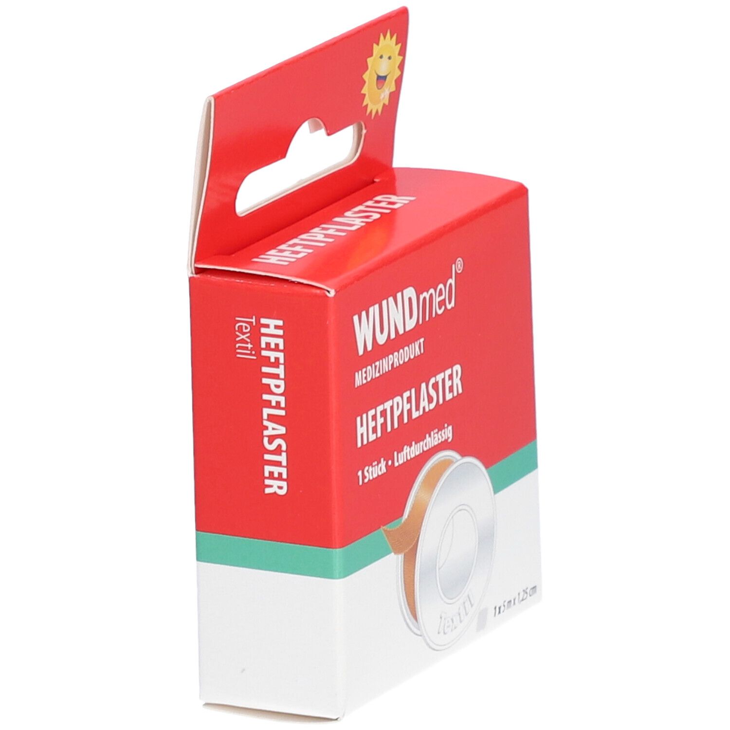 WUNDmed® Heftpflaster 5 m x 1,25 cm 1 St - Shop Apotheke