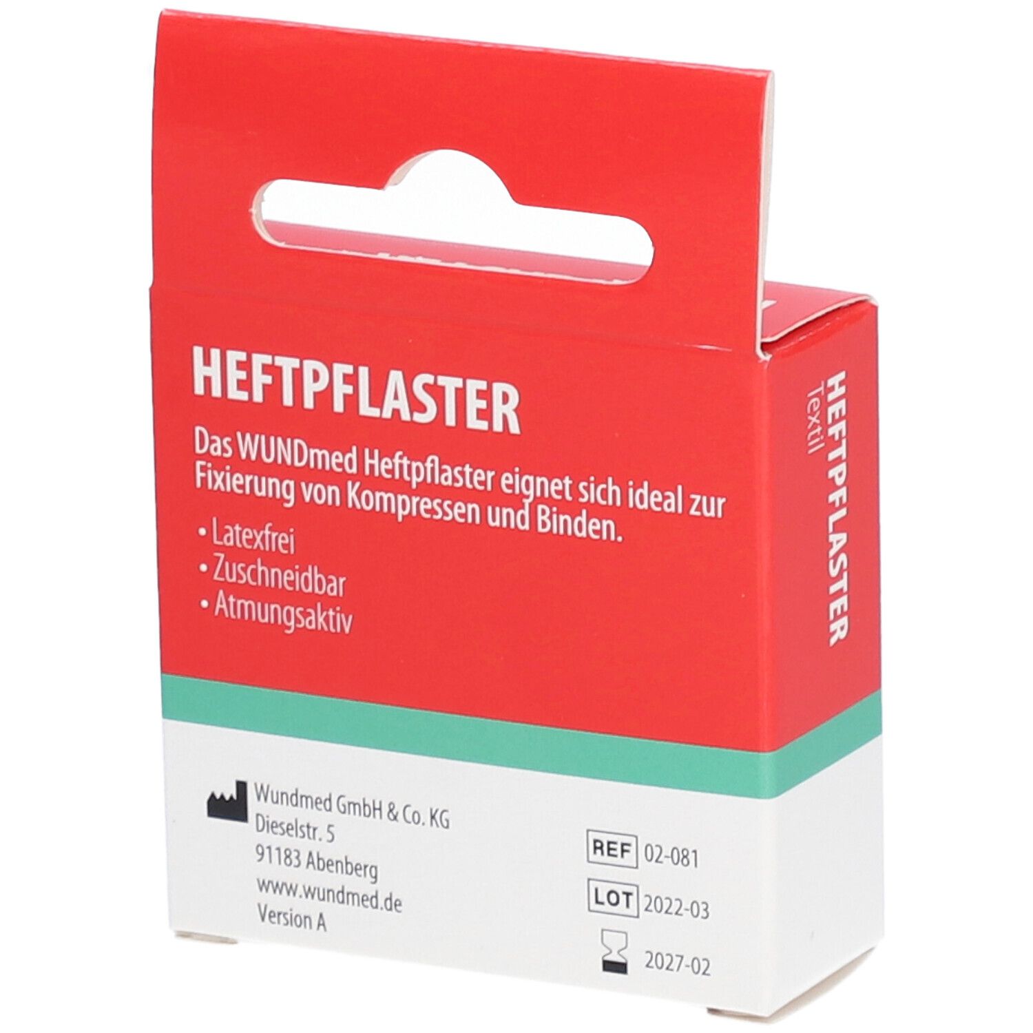 WUNDmed® Heftpflaster 5 m x 1,25 cm 1 St - Shop Apotheke